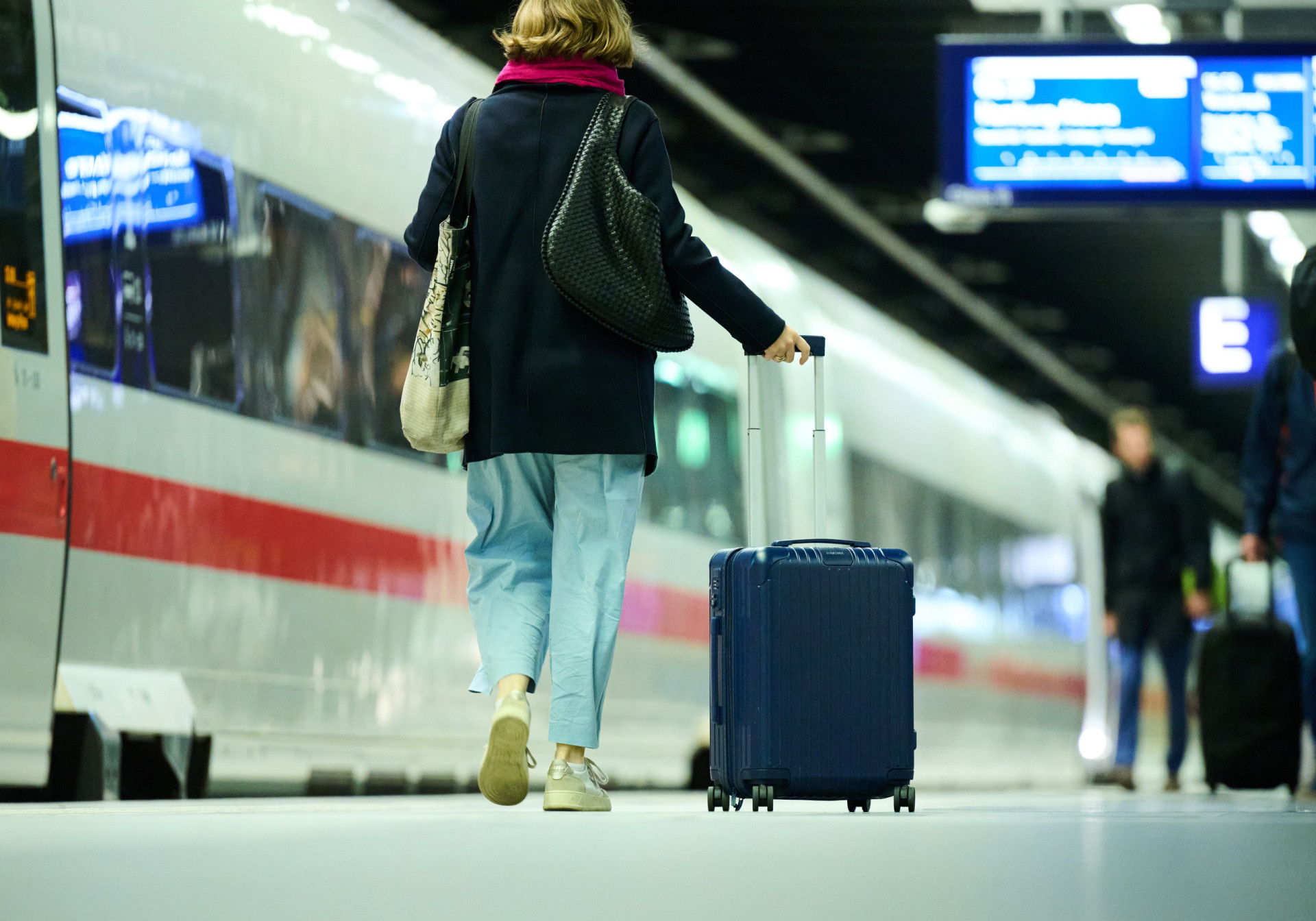 Which European countries use trains the most?