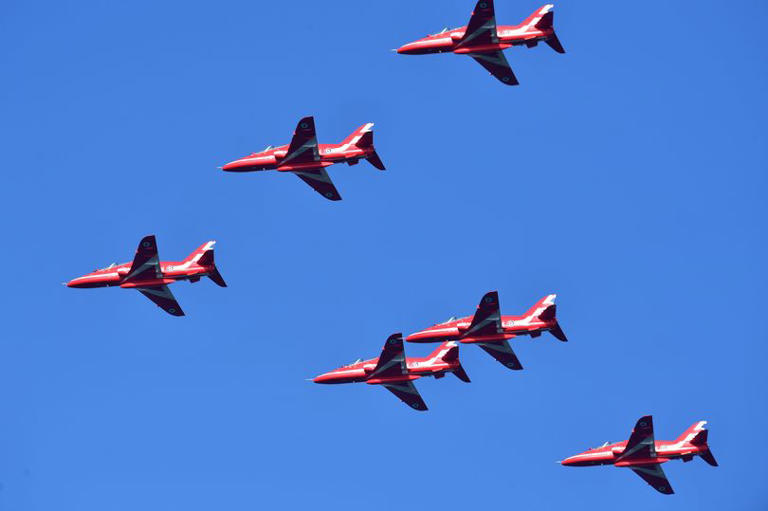 Red Arrows exact route and times on Friday as they fly over the North West