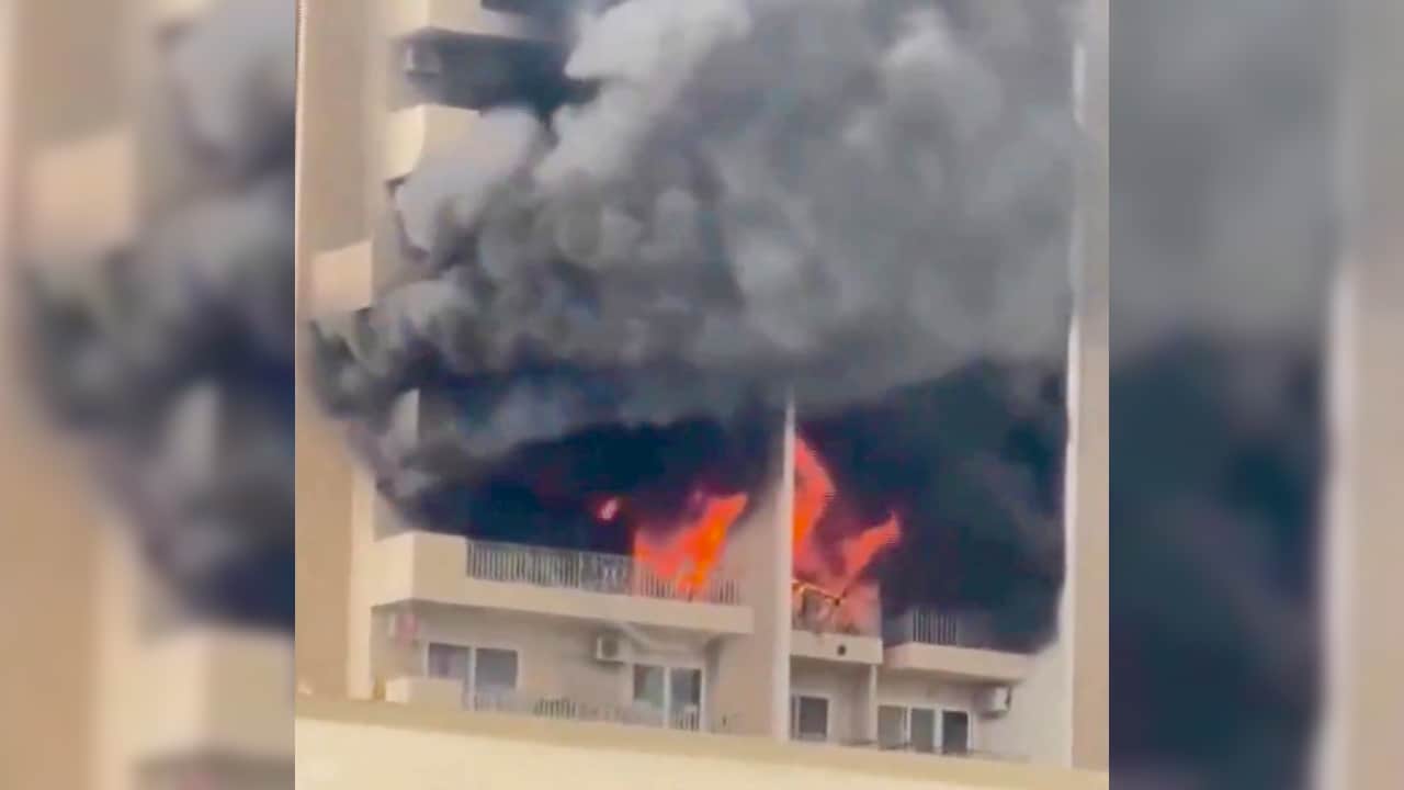 Caught on camera: Noida's Ivy County evacuated after fire breaks out in ...