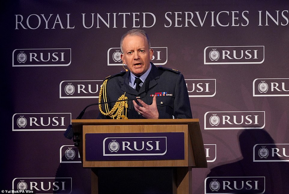 UK faces greatest security threats since Cold War, military head warns