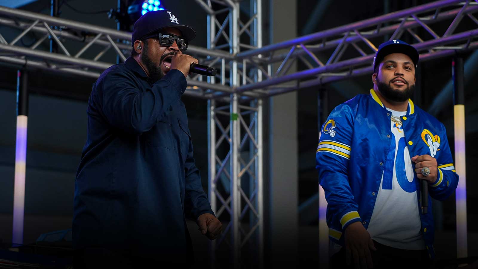 Rams superfan O’Shea Jackson Jr. sends Aaron Donald return pitch