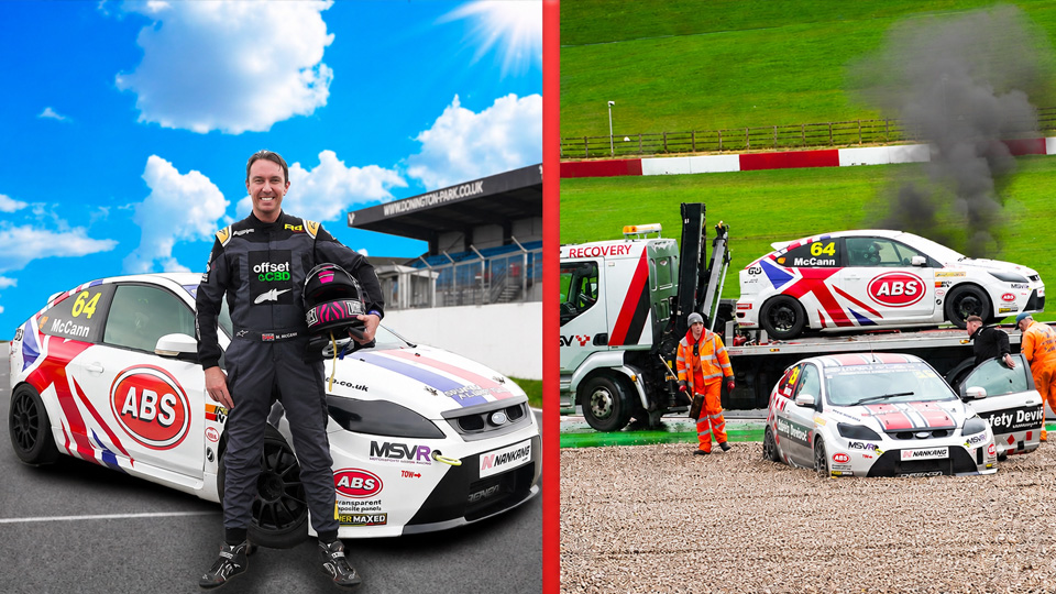 I became a professional race driver