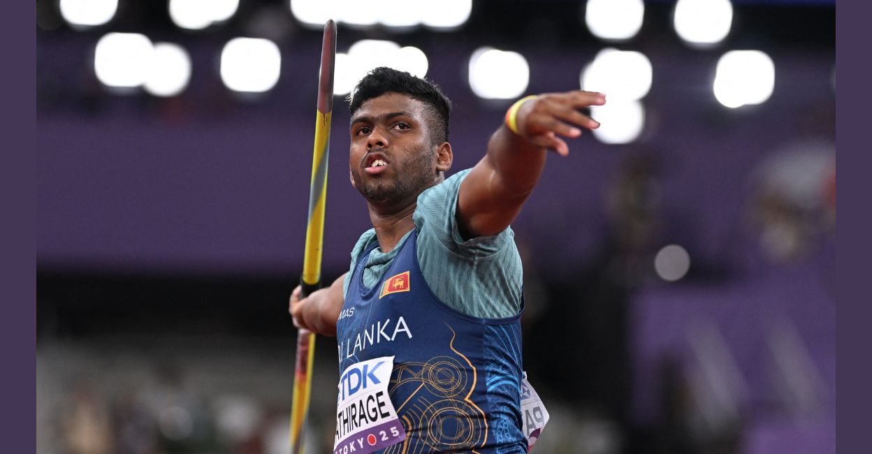 Sri Lankan Pathirage pushes Neeraj Chopra out of Asia's all-time top three
