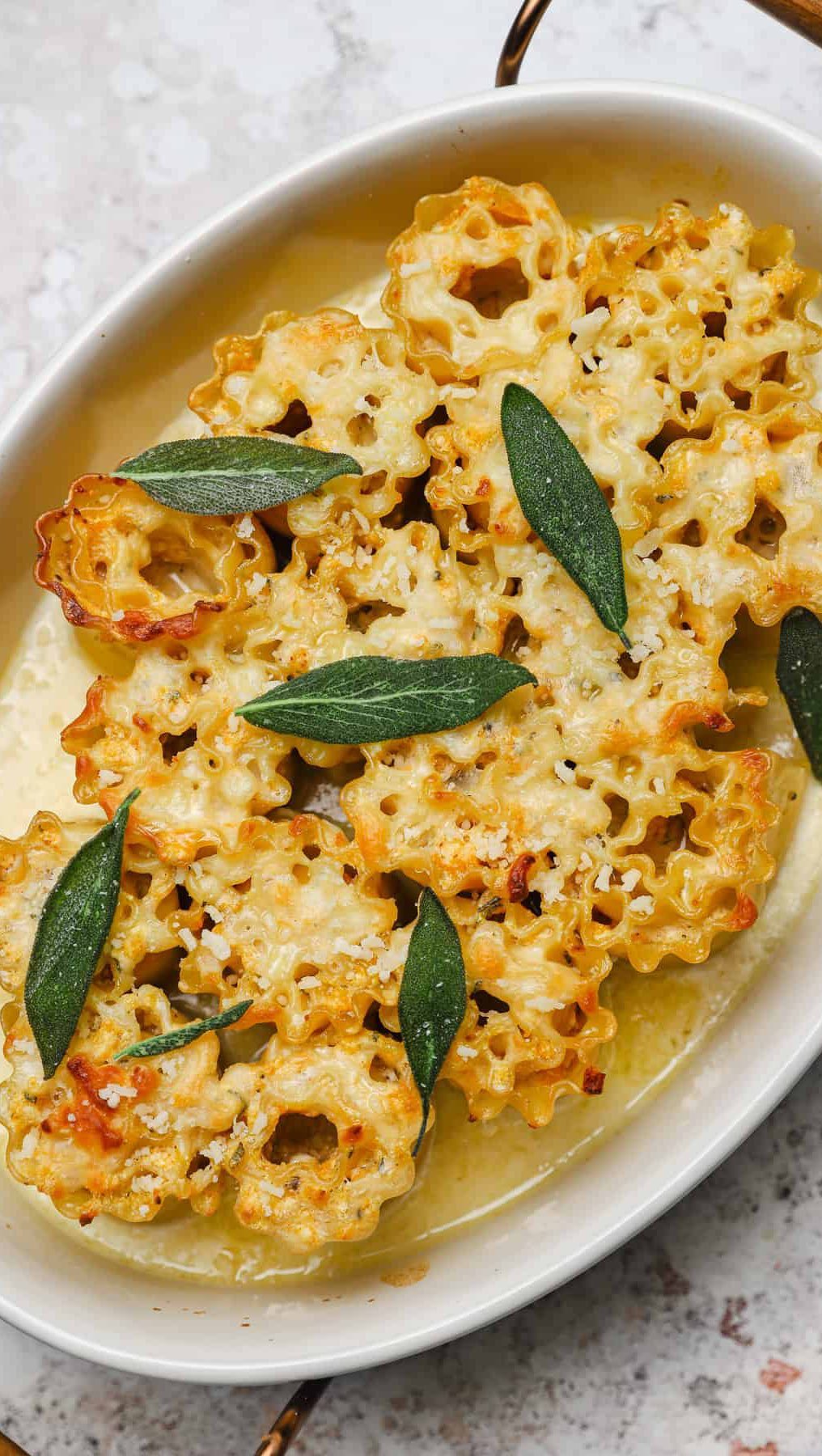 Butternut squash sage lasagna roll ups of my dreams
