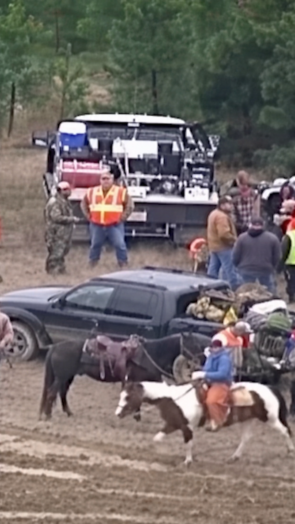 The family vanished and left their dog in the truck