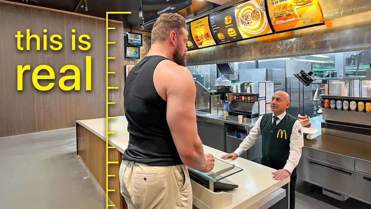 I spent 24 hours with world’s tallest bodybuilder