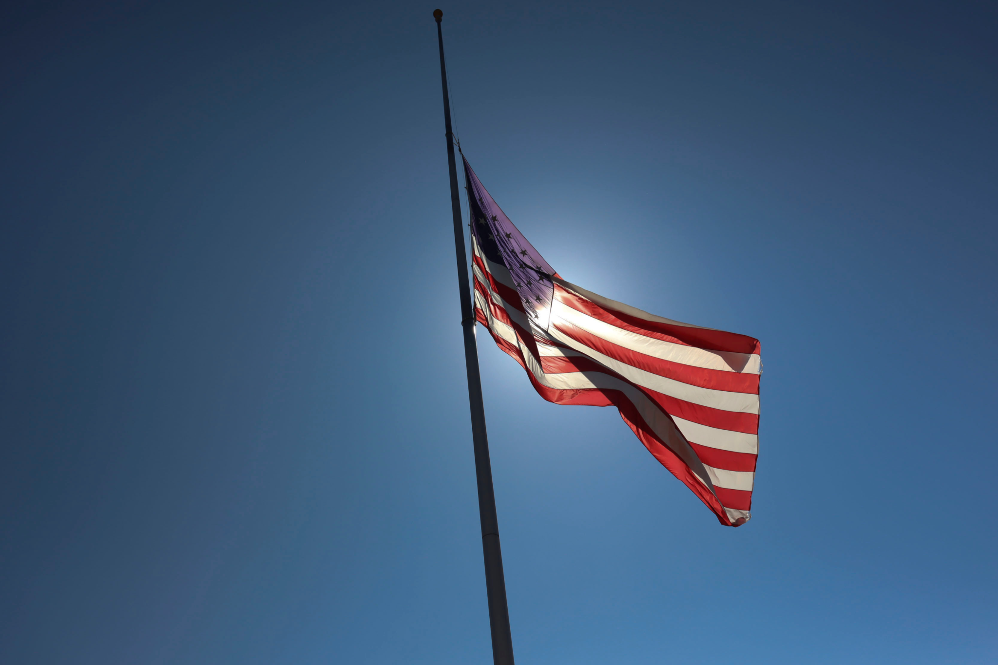 US flags ordered to fly at half-staff in four states today, this weekend