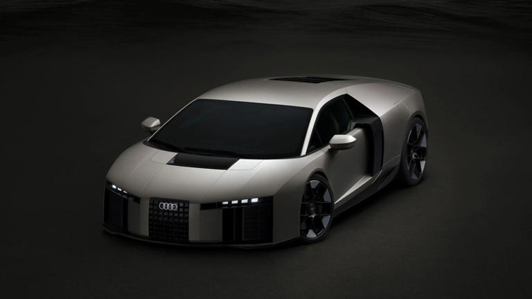 Audi Nuvolari supercar debuts with radical looks and 736kW, 10,000rpm ...