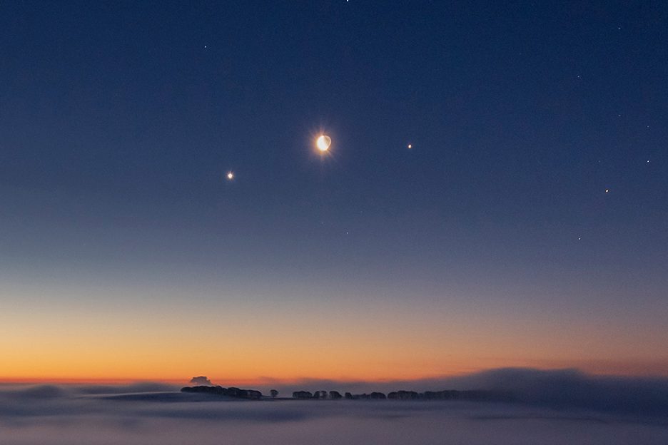 See two planets kiss this weekend. Venus and Jupiter are bright in the ...