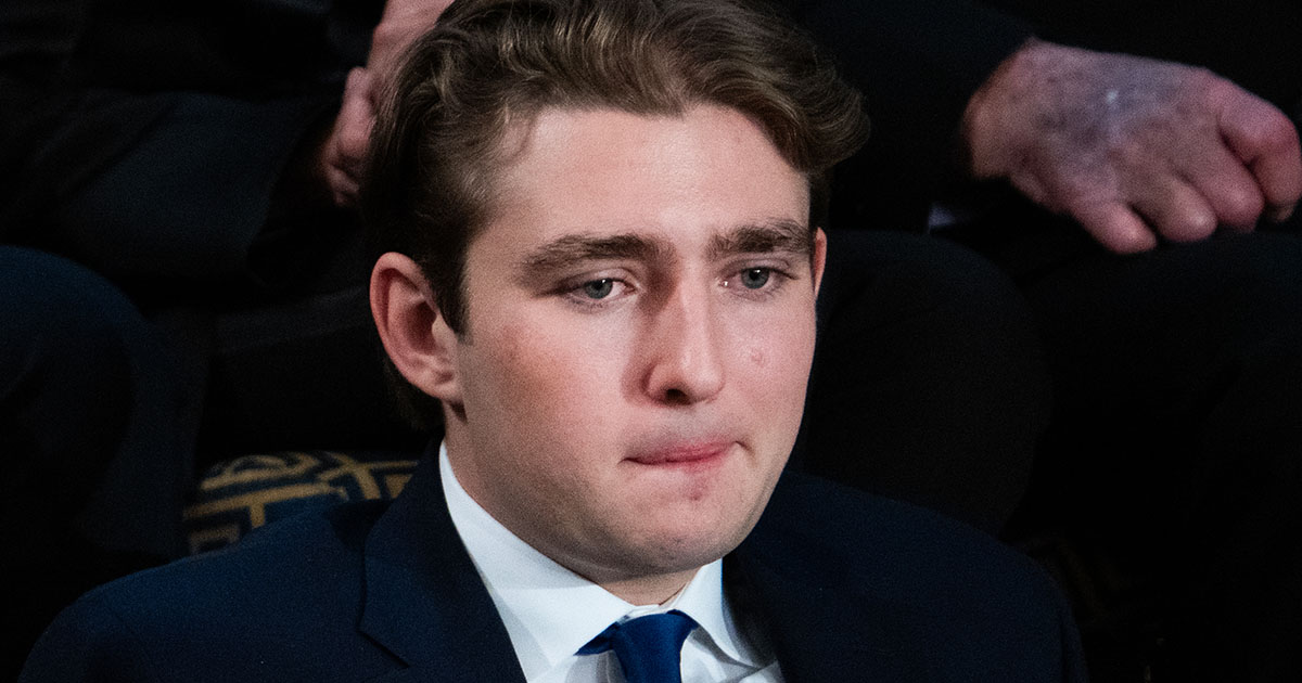 Sad update on Barron Trump’s college experience as he ends second year ...