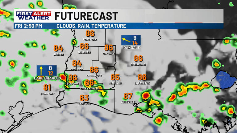 First alert forecast: Scattered storms return for the afternoon ...