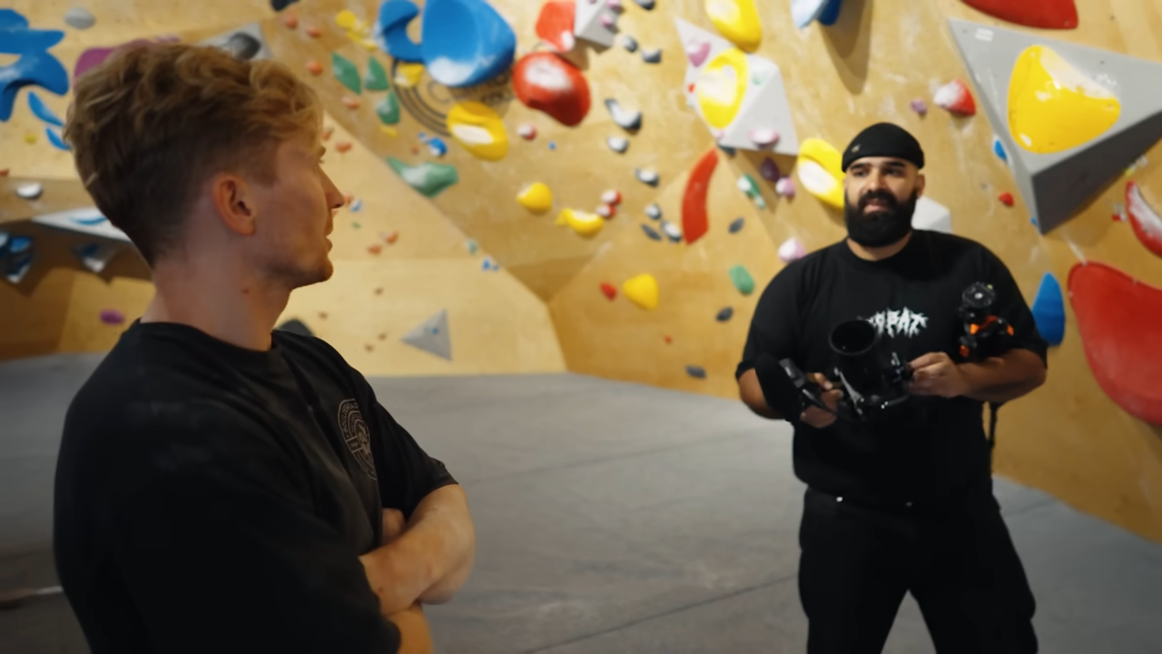 The best climbers in London built a gym - then invited Magnus inside