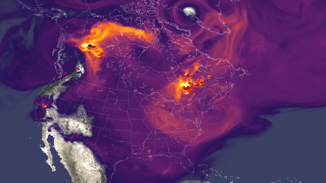 NASA researchers find wildfire smoke driving dangerous ozone levels far ...