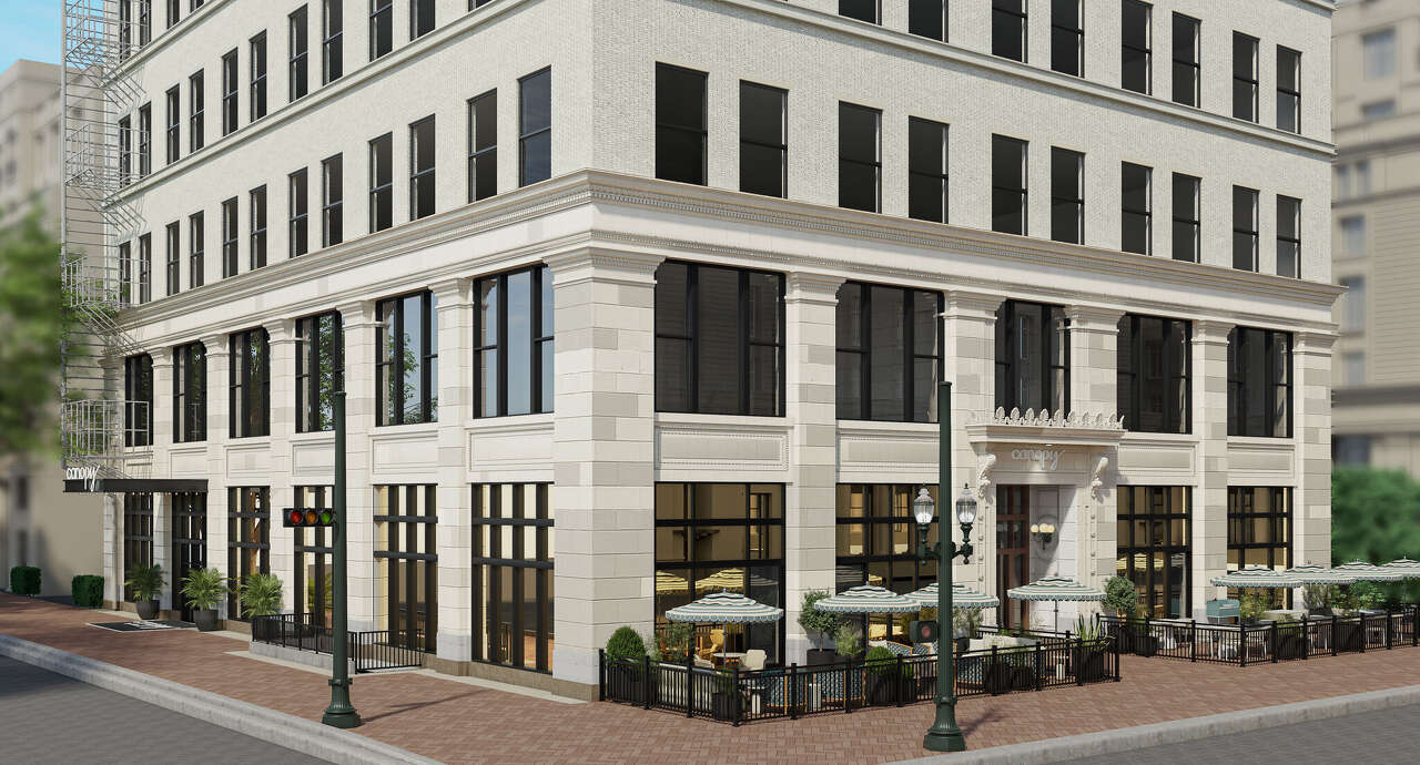 Developers break ground on Hilton Canopy hotel in historic downtown ...