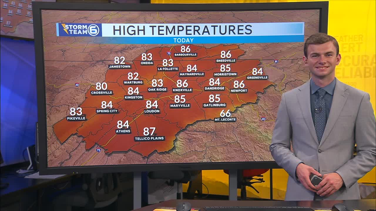 A warm and pleasant Friday