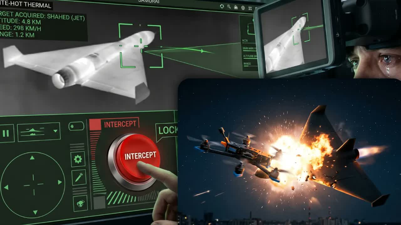 Watch Ukraine’s samurai drones hunt 300 KMH Russian Shaheds - "Night ...