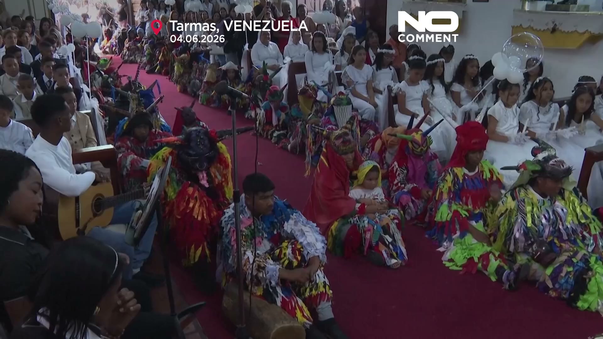 Venezuela's dancing devils revive centuries-old Corpus Christi rite