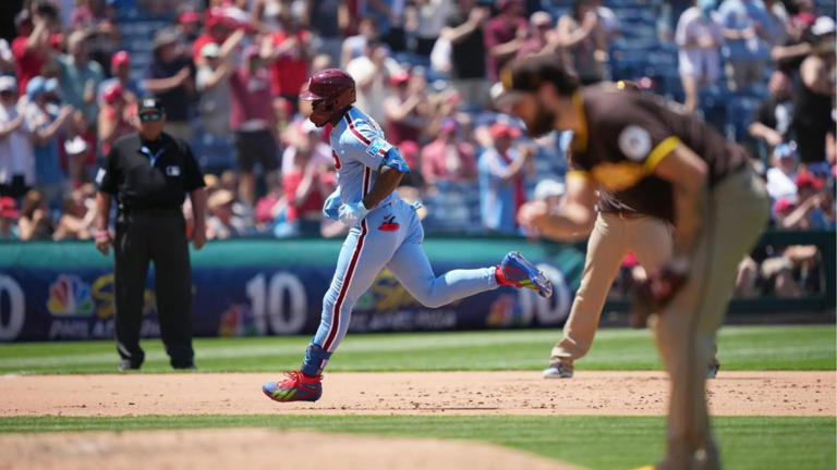 MLB: Adolis García launches 429-foot rocket off Giolito as Phillies ...