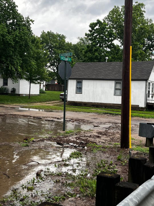 Possible tornado formed in Riley County on Thursday, structures damaged