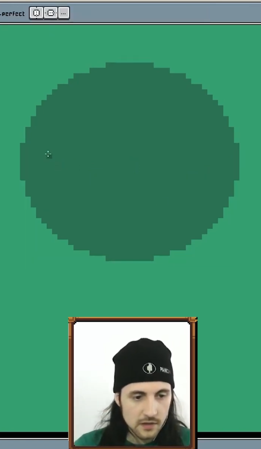 How to draw a round pixel art tree
