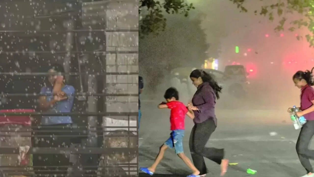 65kmph winds, 400 flights delayed and a 19°C temperature crash: How ...