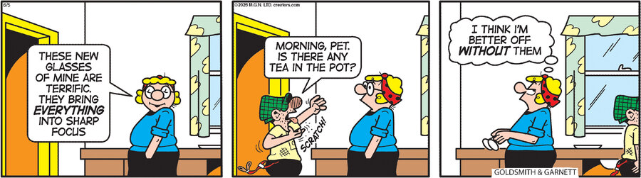 Latest comics publications from Andy Capp on June 8, 2026