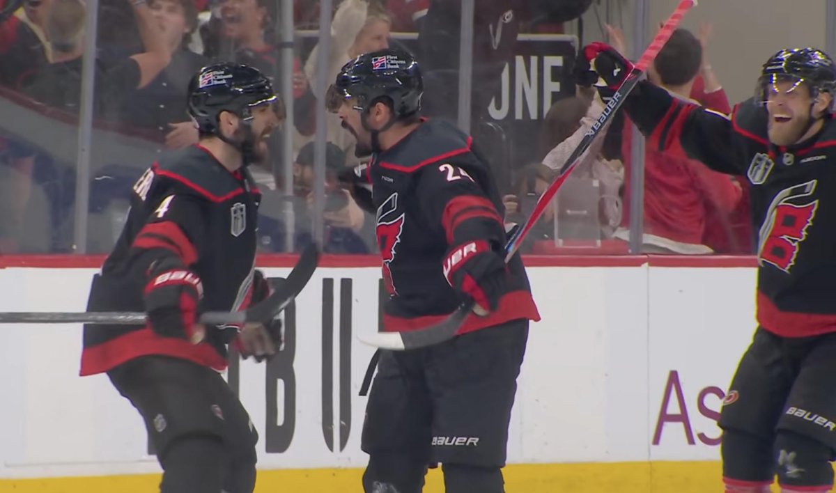Jarvis, Hurricanes best Golden Knights in OT, tie Stanley Cup Final 1-1