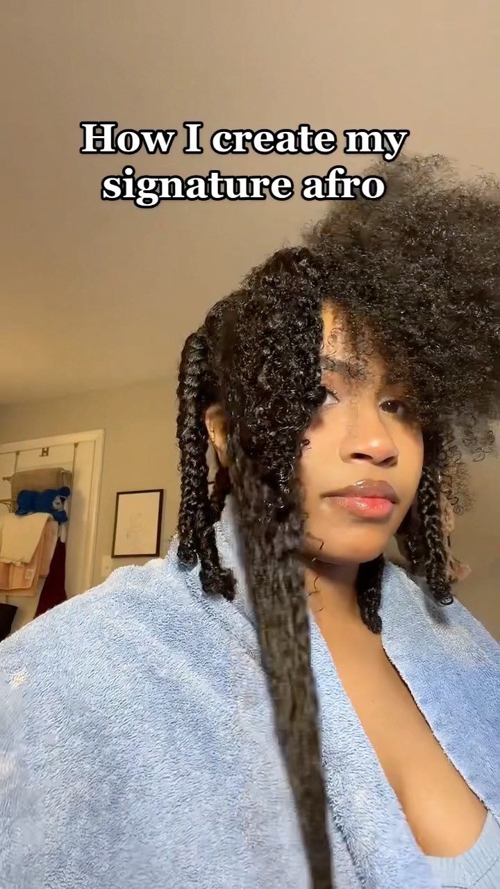 How I Create My Natural Afro Look?