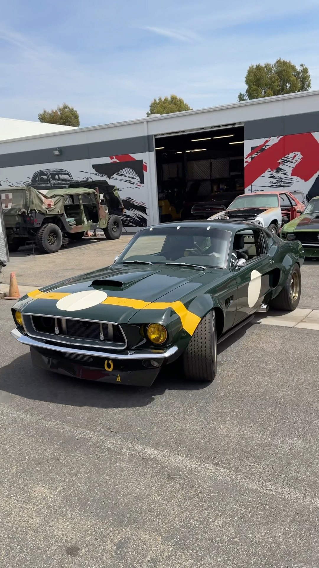 Ruffian Cars turns a 1967 Mustang into a vintage racer