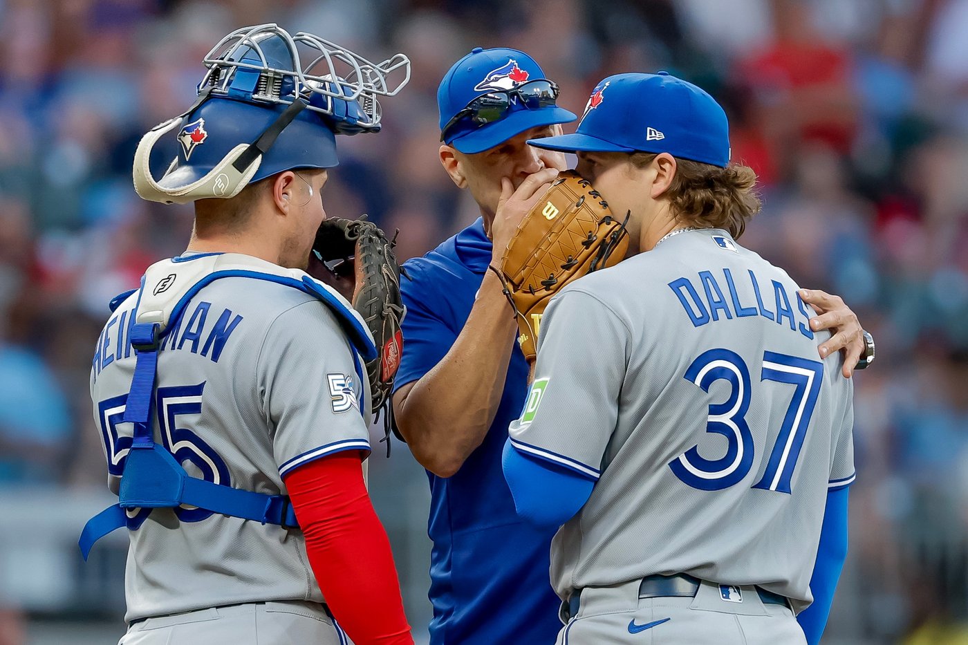 Blue Jays rookie Dallas says 'a little God wink' set stage for beating ...