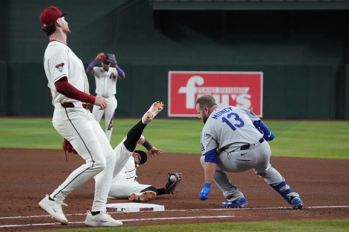 Vargas de Diamondbacks y Muncy de Dodgers, lesionados tras choque ...