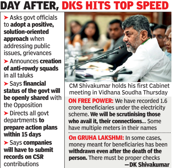 No guarantee rollback, but Karnataka CM DK Shivakumar orders ...