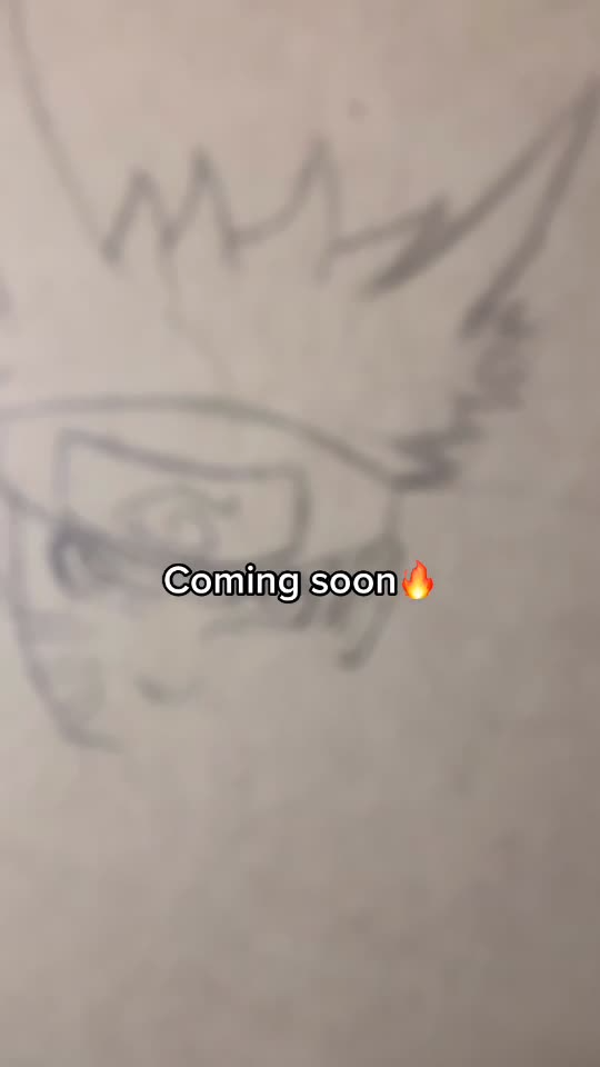 Finished Naruto-inspired drawing cozy at home
