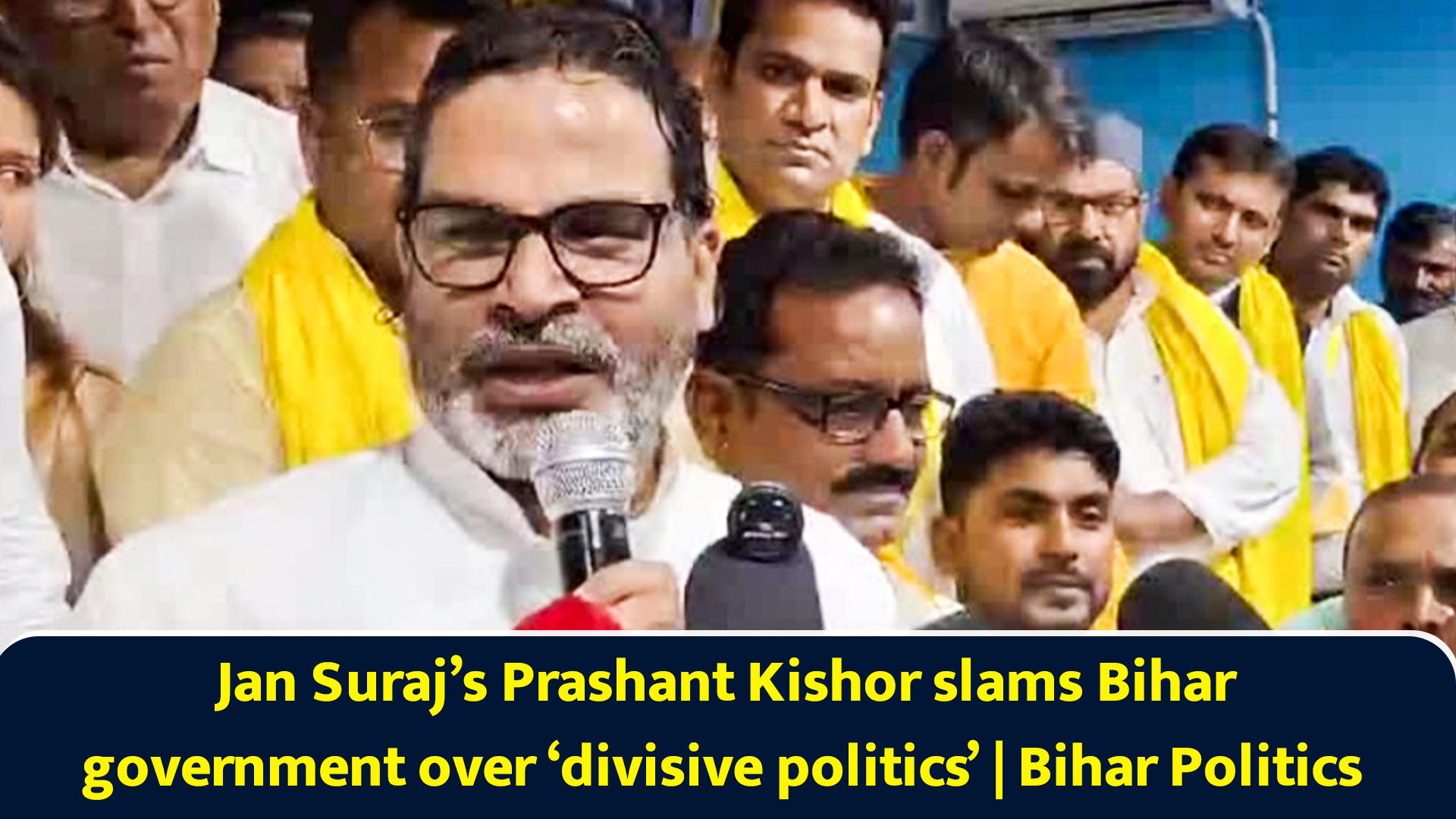 Jan Suraj’s Prashant Kishore slams Bihar government over ‘divisive ...