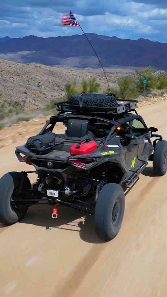 High speed off road action captured by drone