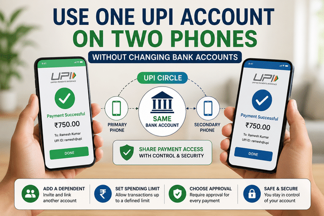 Use one UPI account on two phones? Here's how UPI Circle makes it possible