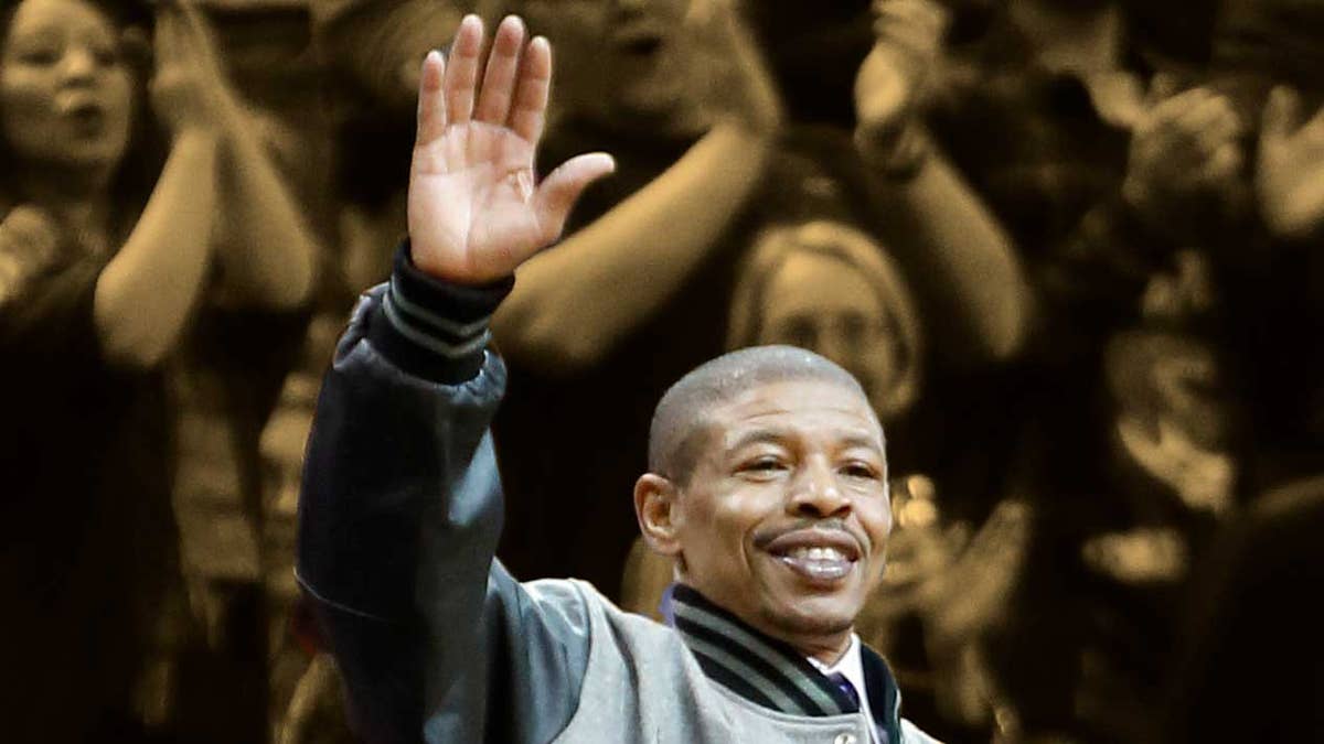 A couple guys get up, light a cigarette, grab a beer - Muggsy Bogues ...