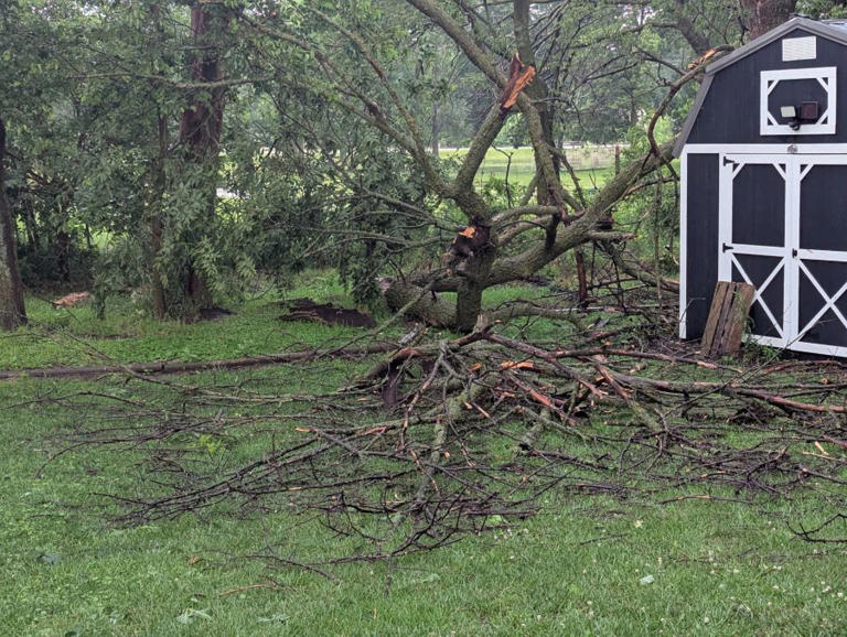Possible tornado formed in Riley County on Thursday, structures damaged