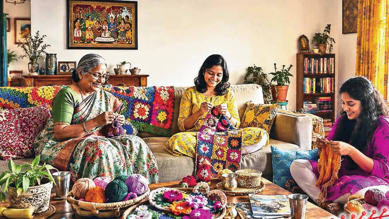Crochet clubs revive the joy of making slowly