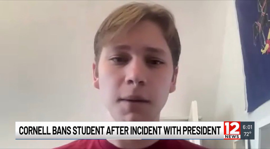 Cornell bans radical student after university president was held ...