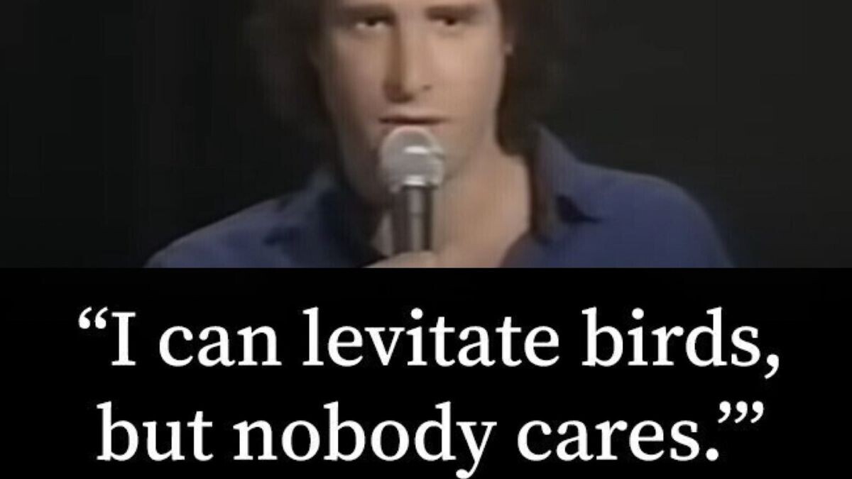 22 Steven Wright one-liners at the pinnacle of one-liner mountain