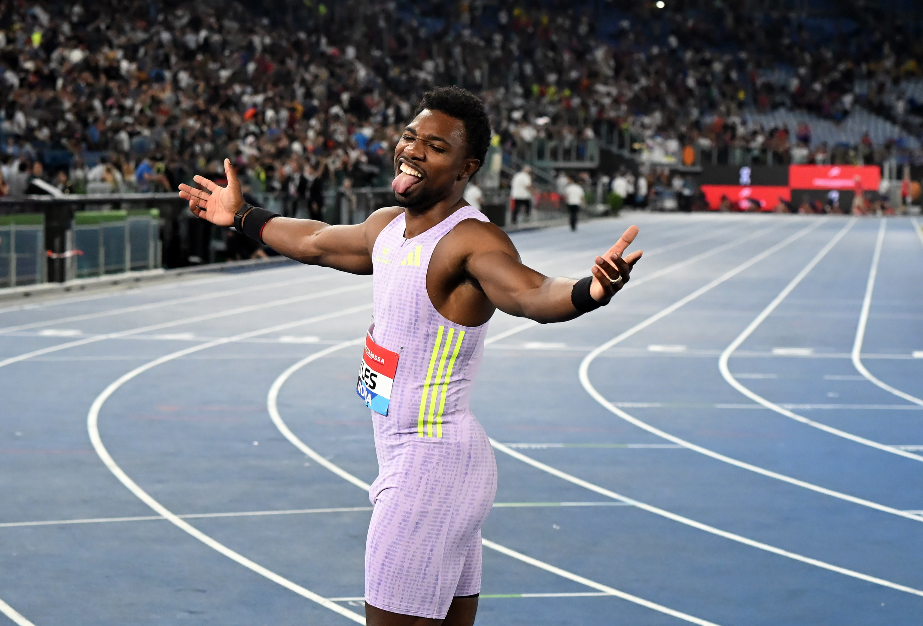 Golden Gala: Lyles Re a Roma e Jacobs scende sotto i 10''