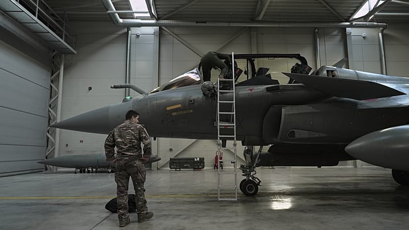French fighter jets intercepted 11 Russian aircraft in the Baltics over ...