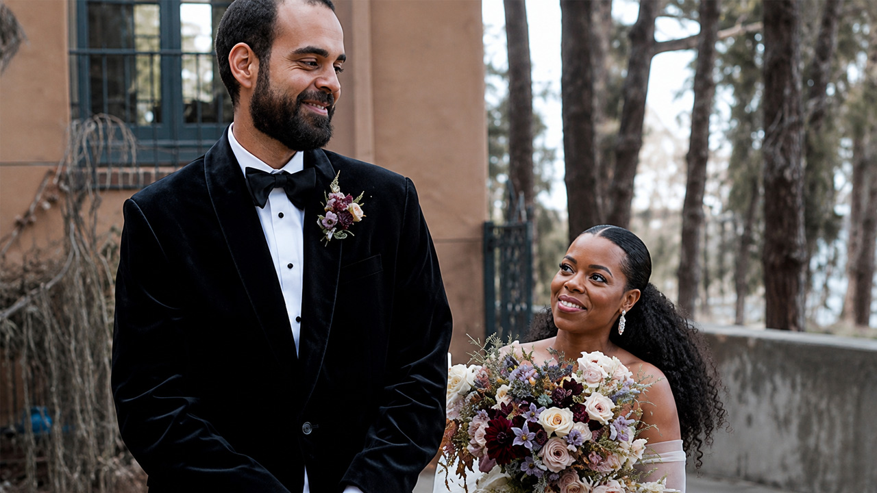 A modern garden wedding with bold style in Los Angeles