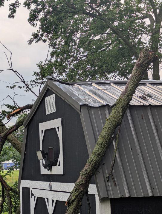 Possible tornado formed in Riley County on Thursday, structures damaged