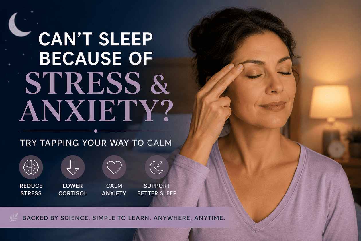 Can't sleep because you're stressed? Try tapping your way to calm