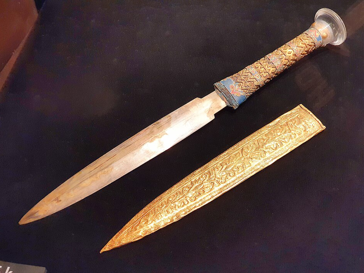 In 2016, scientists found Tutankhamun’s dagger was made from metal that ...