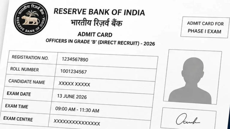 IBPS RBI Grade B admit card 2026 out for phase 1 exam: Here's how to ...