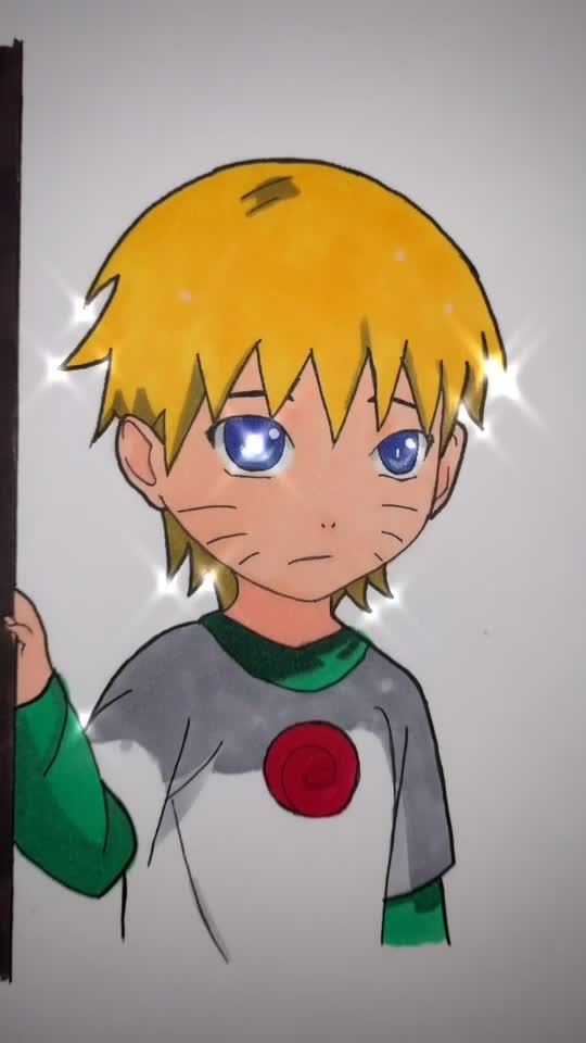 Cozy at home Naruto anime art session