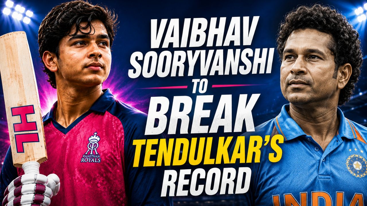 Vaibhav Sooryavanshi in line to break Sachin Tendulkar's record, set to ...
